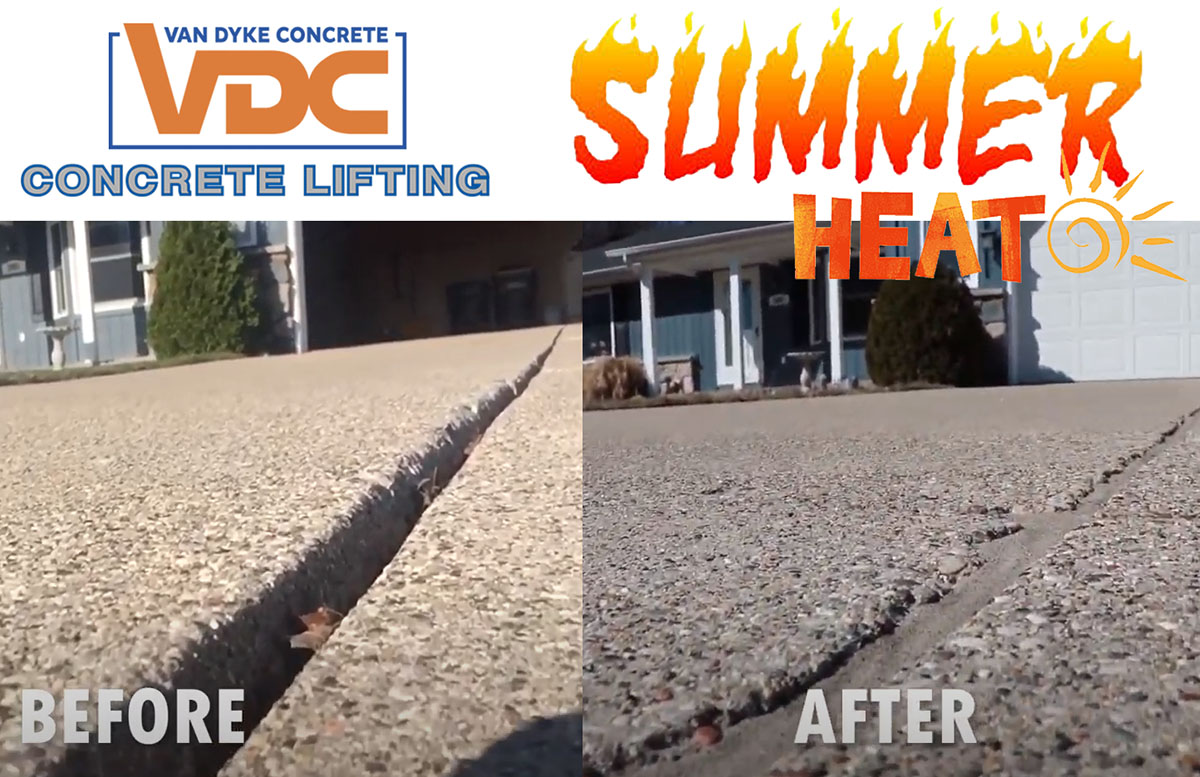 Summer Heat Makes Leveling Uneven Concrete More Important
